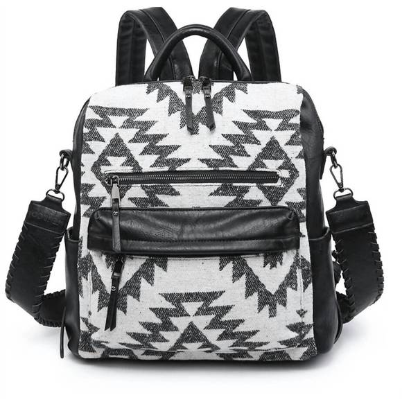 JEN & CO. | Bags | New Jen Co Amelia Aztec Convertible Backpack With ...